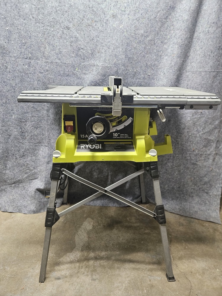 Ryobi 10" Portable Table Saw with Quick Stand RTS21G