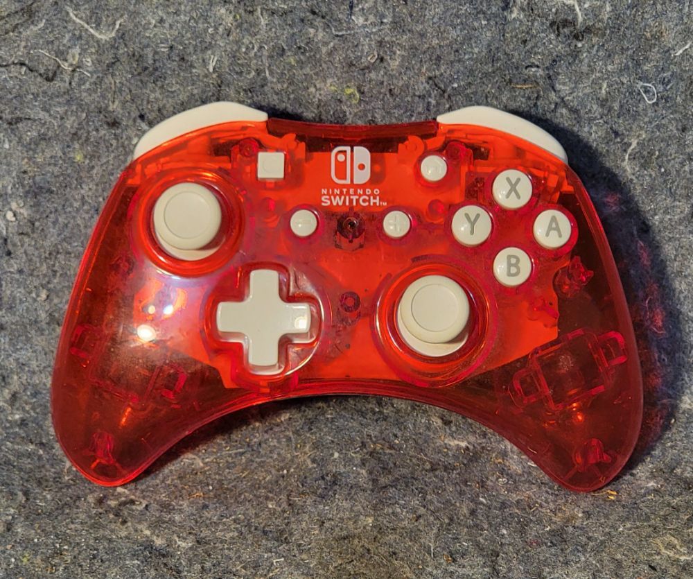 Rock Candy Wired Controller Nintendo Switch -Red